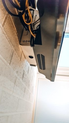 Hide Your Cable Box With This Easy Hack! - The Blush Home Blog