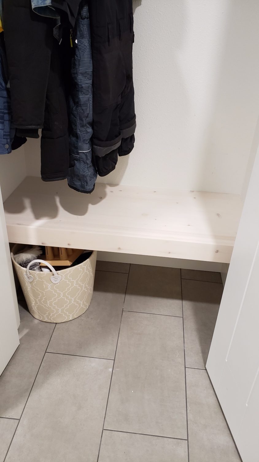 Entryway Tour + My DIY Built In Closet Bench - The Blush Home Blog