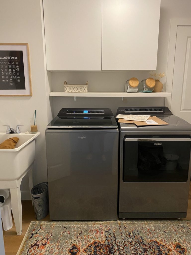 Lemon Laundry Room Makeover - The Blush Home Blog
